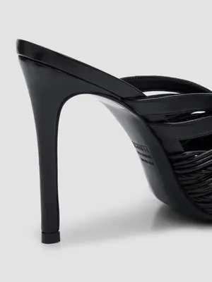 Schutz Gaya 100mm Knotted Leather Sandals