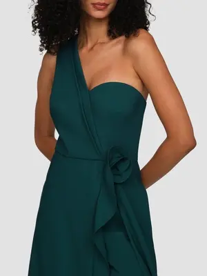 KAY UNGER Ruth One-shoulder Jumpsuit