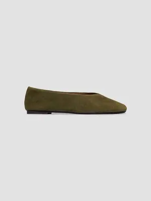 Bernardo Meredith Ballet Flats - Dark Olive