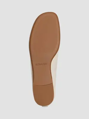 Bernardo Meredith Ballet Flats - Eggshell