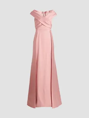 Rickie Freeman For Teri Jon Overskirt Mikado Gown