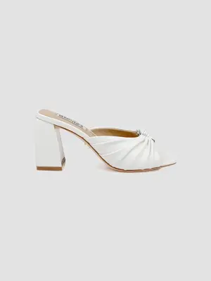 Badgley Mischka Vayla 75mm Leopard-print Sandals