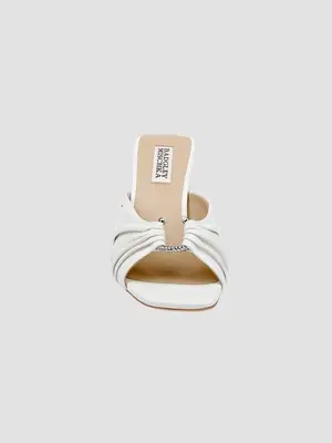 Badgley Mischka Vayla 75mm Leopard-print Sandals