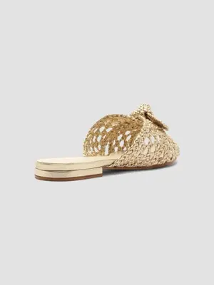 ALEXANDRE BIRMAN Belinda Woven Leather Woven Sandals