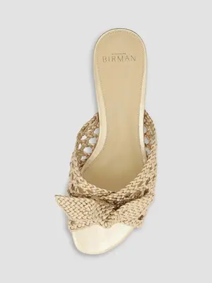 ALEXANDRE BIRMAN Belinda Woven Leather Woven Sandals