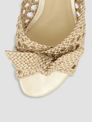 ALEXANDRE BIRMAN Belinda Woven Leather Woven Sandals