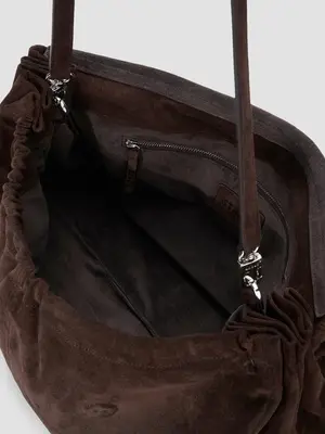 Staud Cy Oversized Suede Crossbody Bag