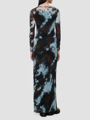 Staud Zella Abstract Maxi Dress