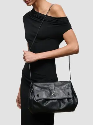 Staud Cy Leather Crossbody Bag