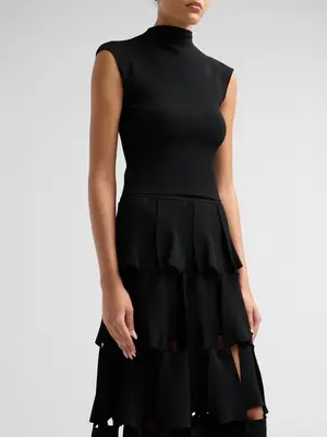 A.W.A.K.E. Mode A. W.a. K.e. Mode Knit Sleeveless Top