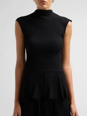 A.W.A.K.E. Mode A. W.a. K.e. Mode Knit Sleeveless Top