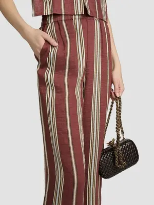A.L.C. Tyler Striped Linen-blend Pants