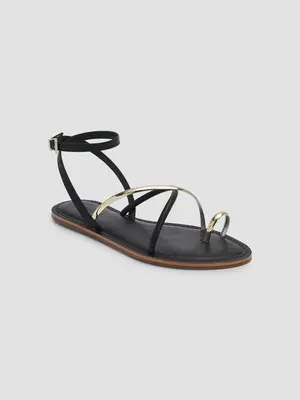Schutz Valeria Leather Sandals