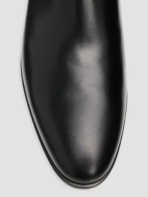 GIANVITO ROSSI Spencer 45mm Leather Boots - Nero Black