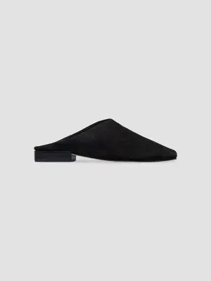 Bernardo Porto Flat Mules - Black