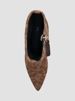 L'Agence Severine 120mm Suede Booties