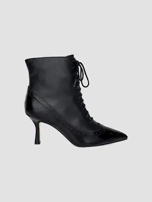 L'Agence Fayette 75mm Leather Ankle Boots