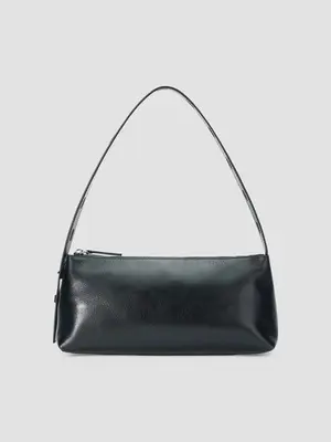 Staud Strada Leather Shoulder Bag - Black