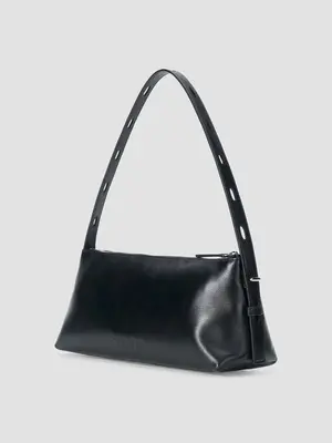 Staud Strada Leather Shoulder Bag - Black