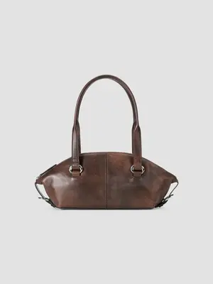 Staud Hester Mini Shoulder Bag - Espresso