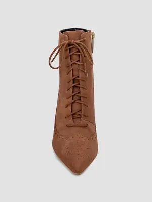L'Agence Fayette 80mm Suede Booties