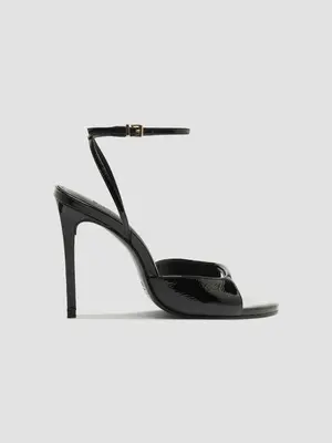 Schutz Arlette 105mm Patent Leather Sandals