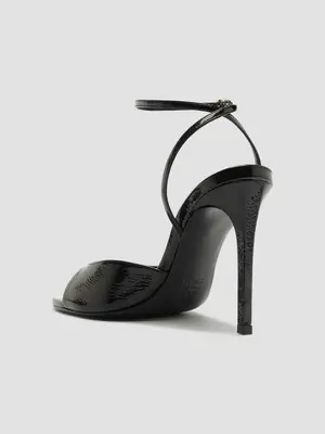Schutz Arlette 105mm Patent Leather Sandals