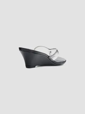 Schutz Roslyn 60mm Wedge-heel Sandals - Black