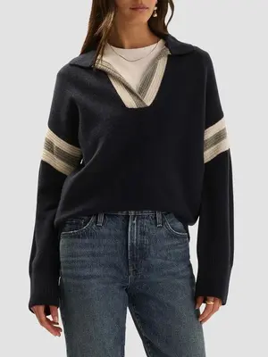FAVORITE DAUGHTER The Grace Wool-cotton Sweater