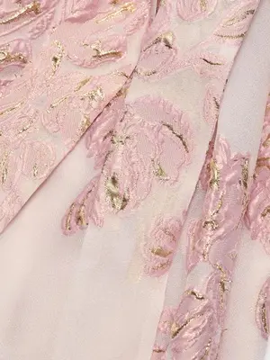 Rickie Freeman For Teri Jon Brocade Shirtwaist Gown