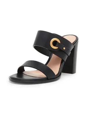 GIANVITO ROSSI Leather 85mm Block-heel Sandals