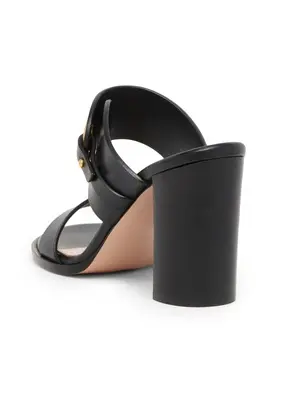 GIANVITO ROSSI Leather 85mm Block-heel Sandals