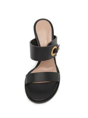 GIANVITO ROSSI Leather 85mm Block-heel Sandals