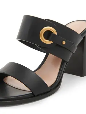 GIANVITO ROSSI Leather 85mm Block-heel Sandals