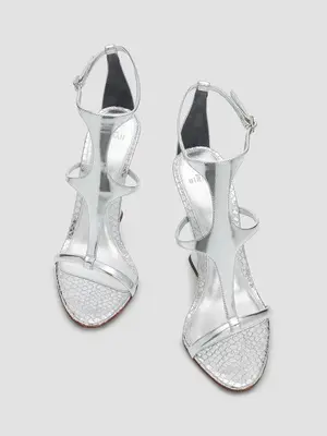 ALEXANDRE BIRMAN Boonie 100mm Leather Wedge-heel Sandals