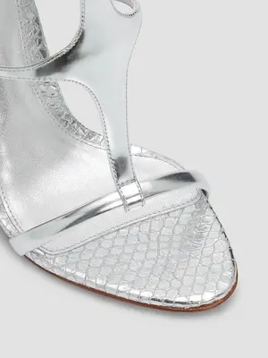 ALEXANDRE BIRMAN Boonie 100mm Leather Wedge-heel Sandals