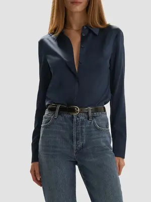 FAVORITE DAUGHTER The Bailey Silk-blend Blouse