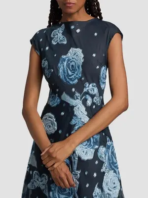 Rickie Freeman For Teri Jon Organza Jacquard Gown