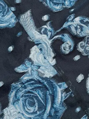 Rickie Freeman For Teri Jon Organza Jacquard Gown