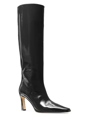 Michael Kors Darrah 75mm Patent Leather Knee-high Boots