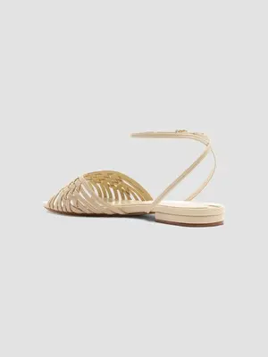 ALEXANDRE BIRMAN Lilian Woven Leather Sandals