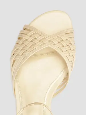 ALEXANDRE BIRMAN Lilian Woven Leather Sandals