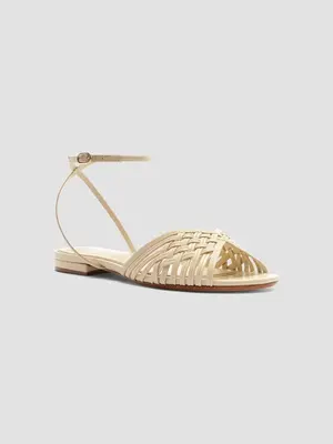 ALEXANDRE BIRMAN Lilian Woven Leather Sandals