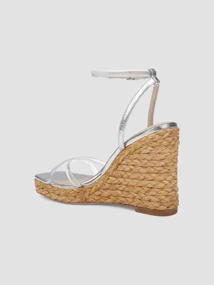 L'Agence Malone 110mm Espadrille Wedge Sandals