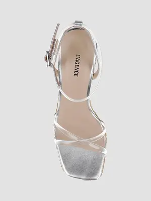 L'Agence Malone 110mm Espadrille Wedge Sandals