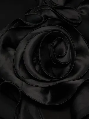 Rickie Freeman For Teri Jon Rosette Ruffled Gown