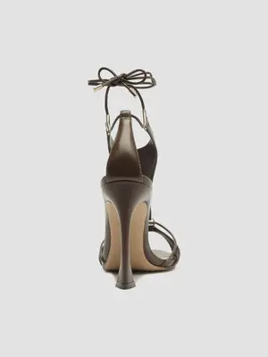 ALEXANDRE BIRMAN Mimi 100mm Leather Stiletto Sandals