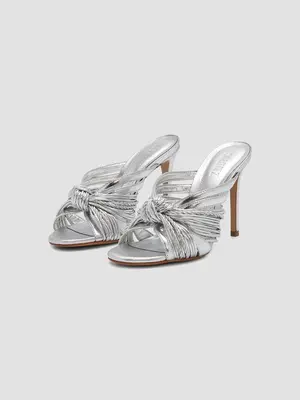 Schutz Gaya 100mm Strappy Leather Slip-on Sandals