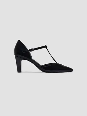 Bernardo Gianna T-strap Pumps - Black