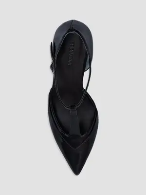Bernardo Gianna T-strap Pumps - Black